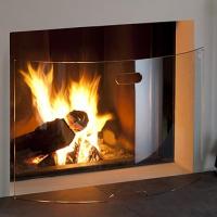 Fire Guards: Curved Glass Fireguard